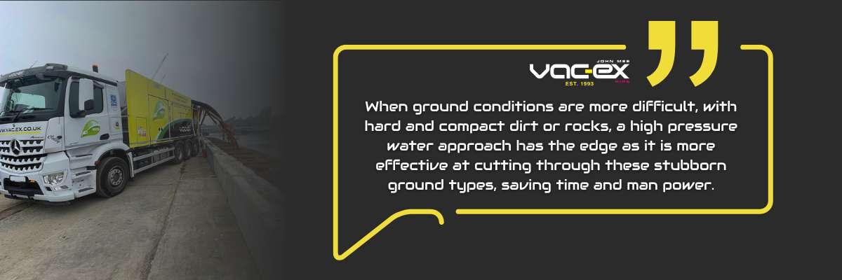 Comparing Vacuum Excavation to Hydro Excavation